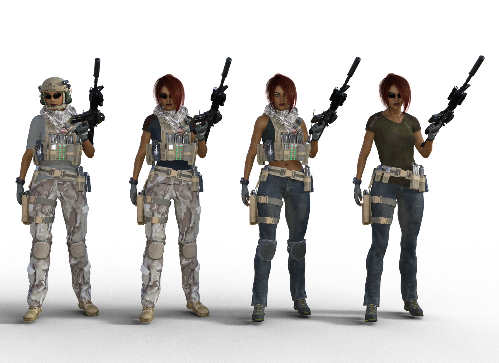 Operator 6.0 Clothing Variants by VX3TV on DeviantArt