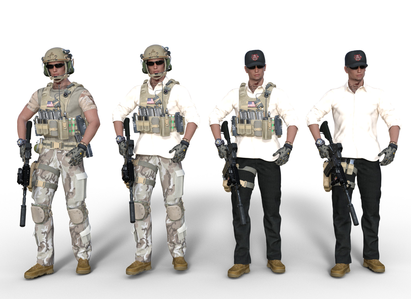 Operator 5.0 Clothing Variants by VX3TV on DeviantArt