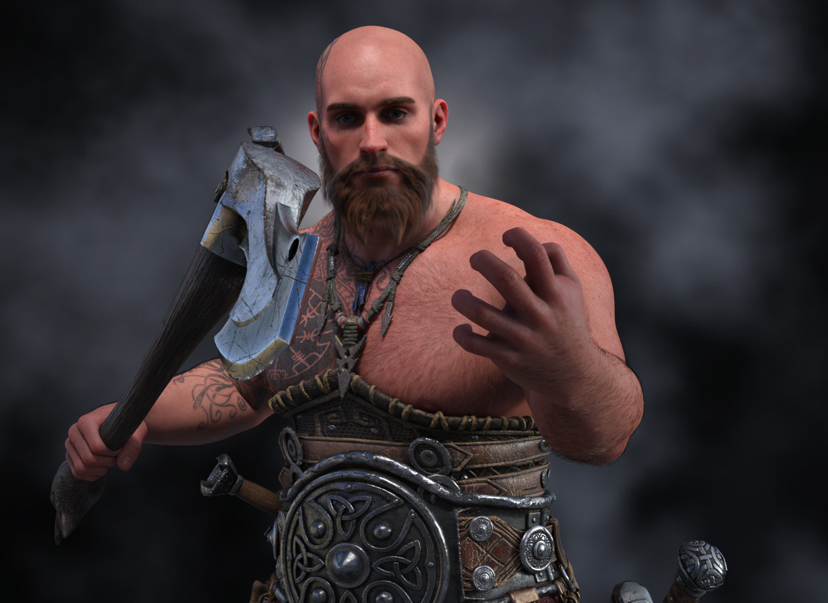 Viking Portrait 2.1 by VX3TV on DeviantArt