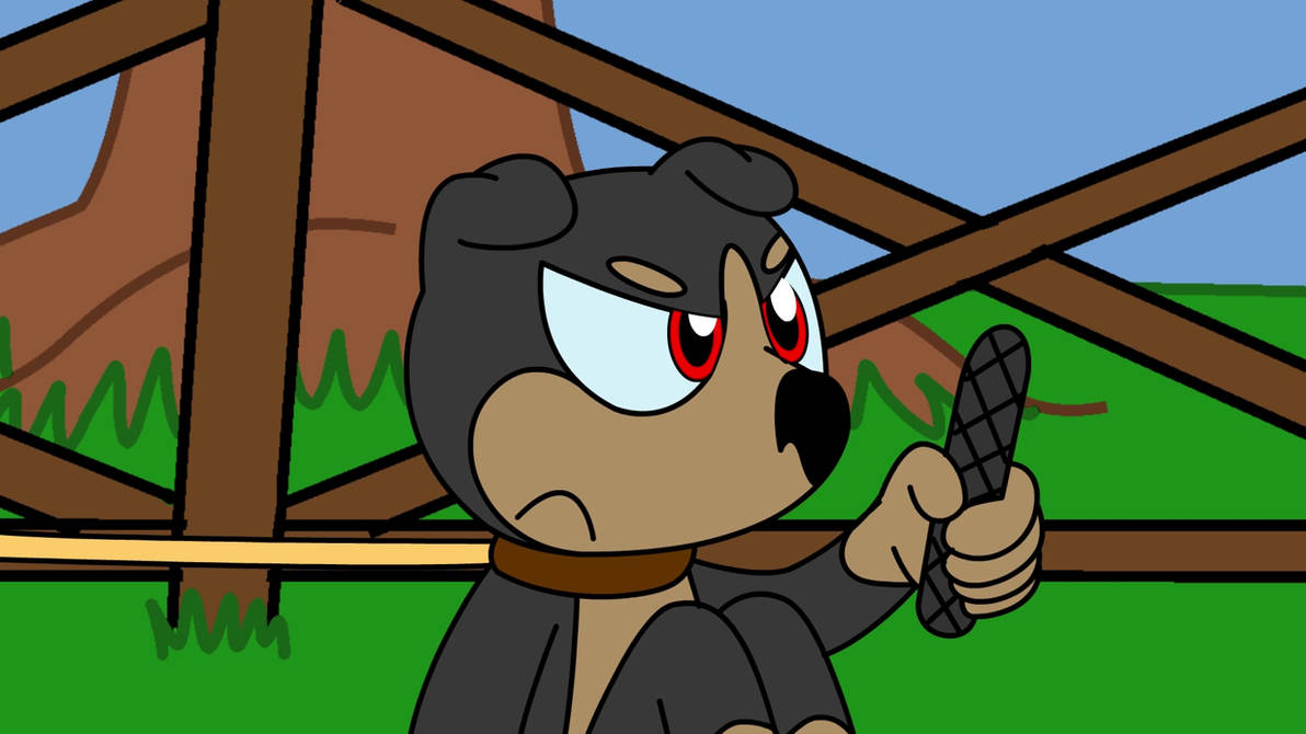 Rachel the Raccoon: Dog gone it! by officalHunterthedeer on DeviantArt