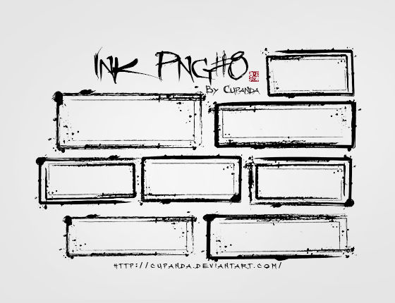 Ink png#8 by CuPanda on DeviantArt