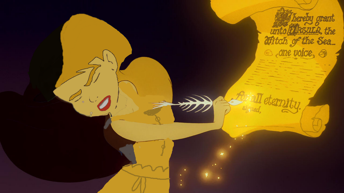 Melody sign the deal by magico20 on DeviantArt