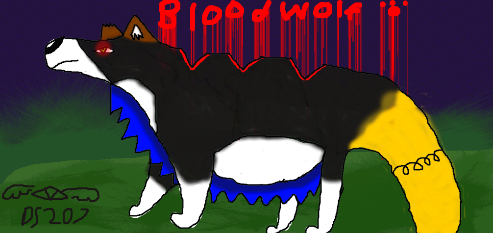 Blood wolf by Moonash207theCreator on DeviantArt