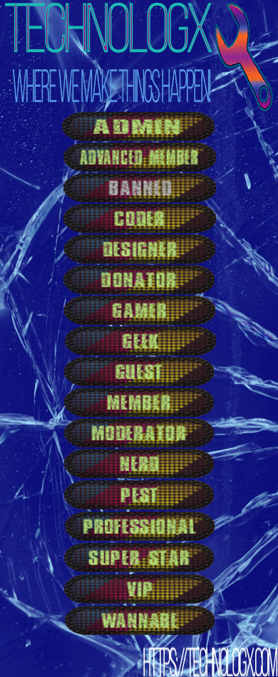 Dotted Forum Ranks by Technologx on DeviantArt