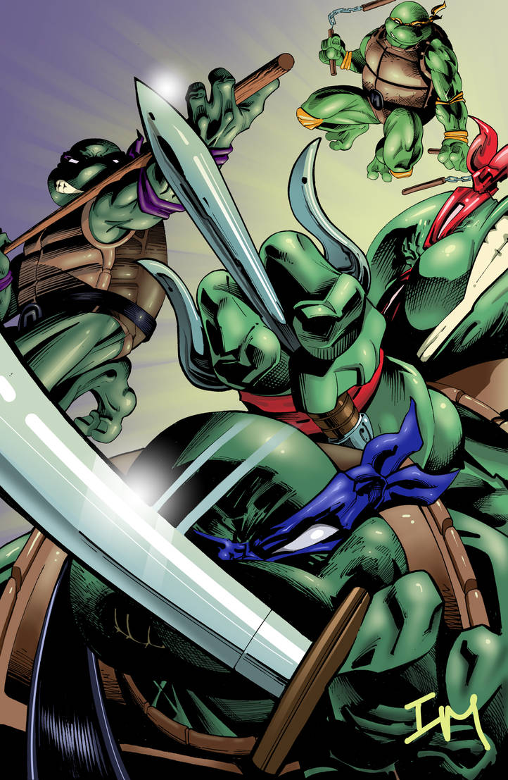 TMNT color by IsaacMardis on DeviantArt