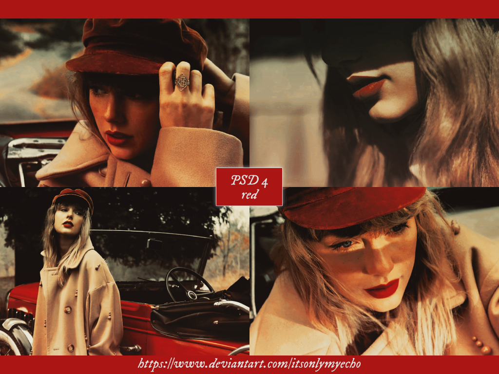 PSD #4 Red (Taylor's Version) by itsonlymyecho by itsonlymyecho on ...