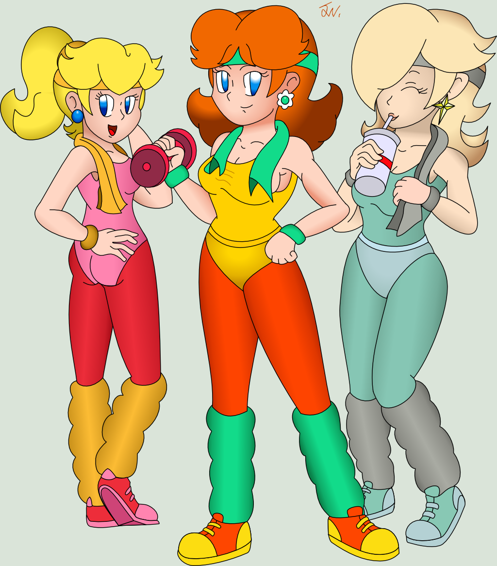 Workout Princesses by CayleyGraph on DeviantArt