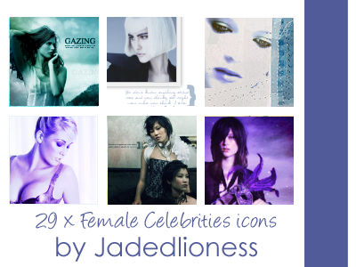 Female Celebrities #3 Icons by jadedlioness on DeviantArt