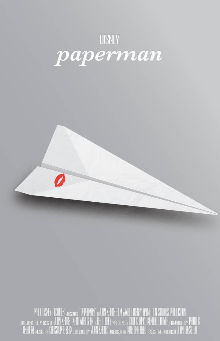 Paperman Poster by ArcSpartan009 on DeviantArt