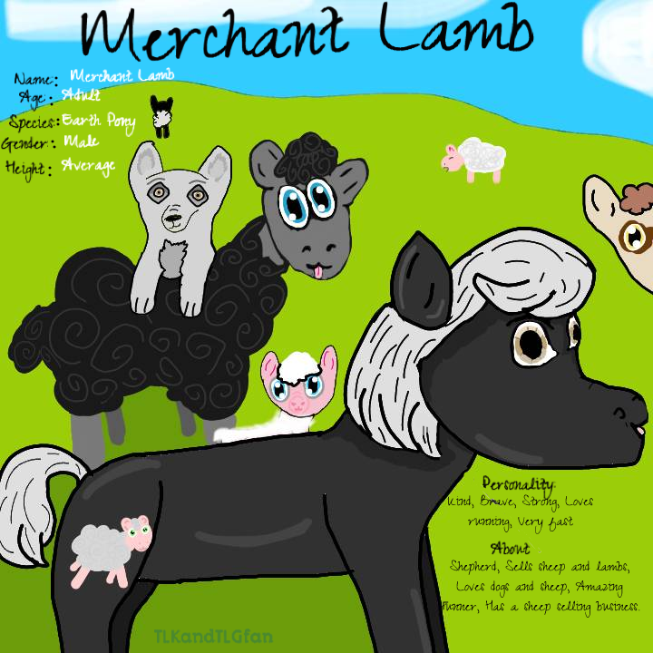 Merchant Lamb - MLP OC by TLKandTLGfan on DeviantArt