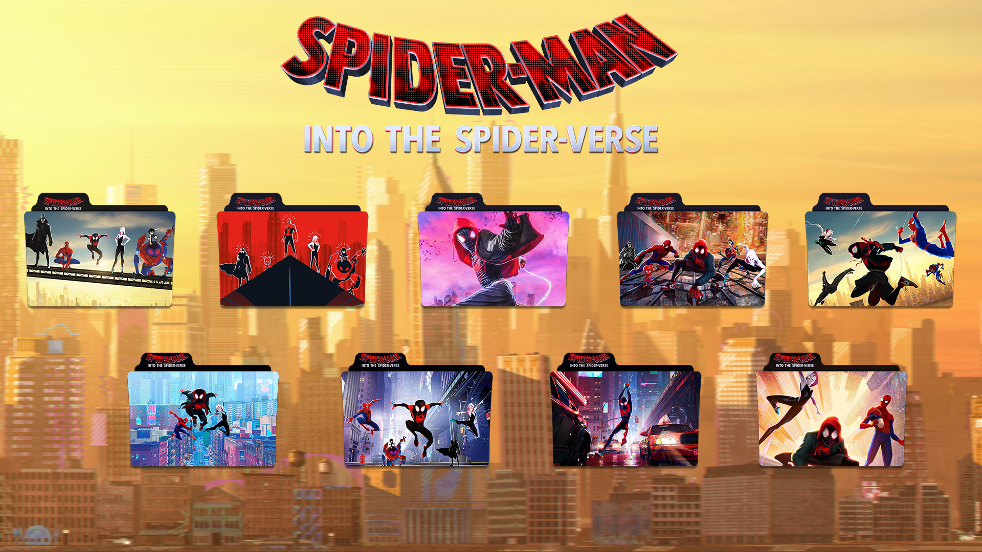 Spider-Man Into the Spider-verse Folder icon pack by Daniel4Silva on ...