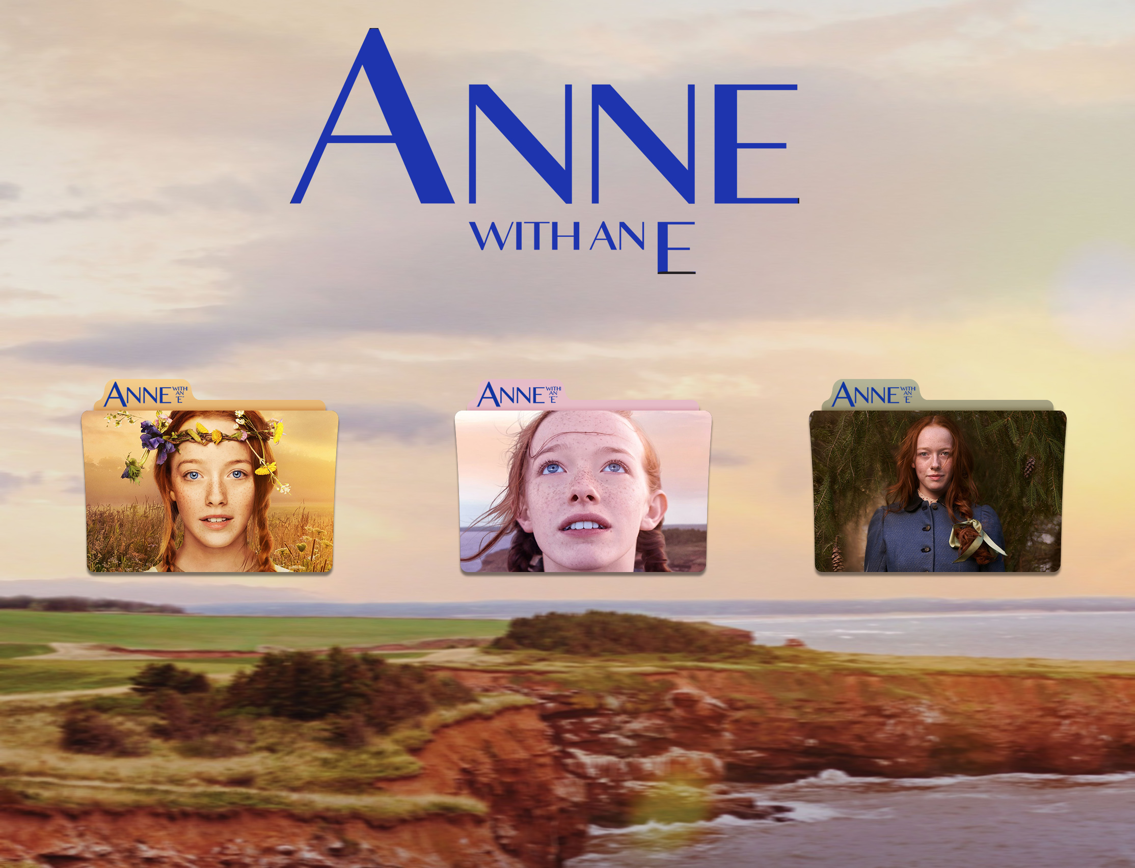 Anne with an E Folder Icon ( season 1-3) by Daniel4Silva on DeviantArt
