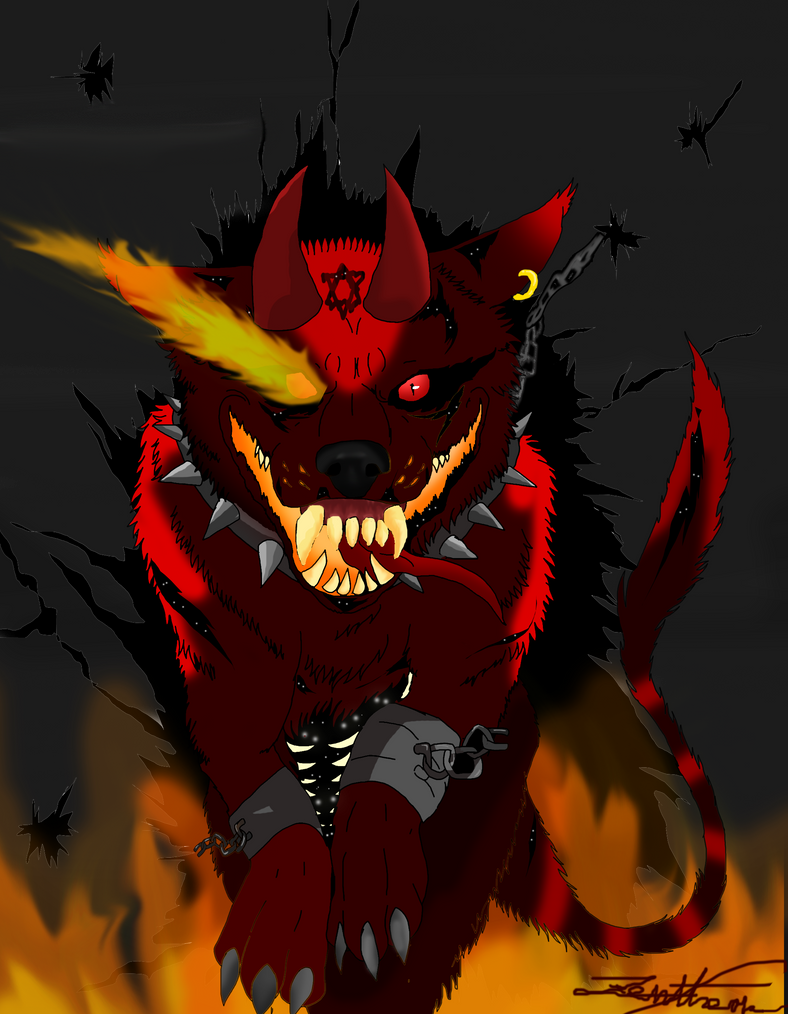 Demon hound by zentheon on DeviantArt