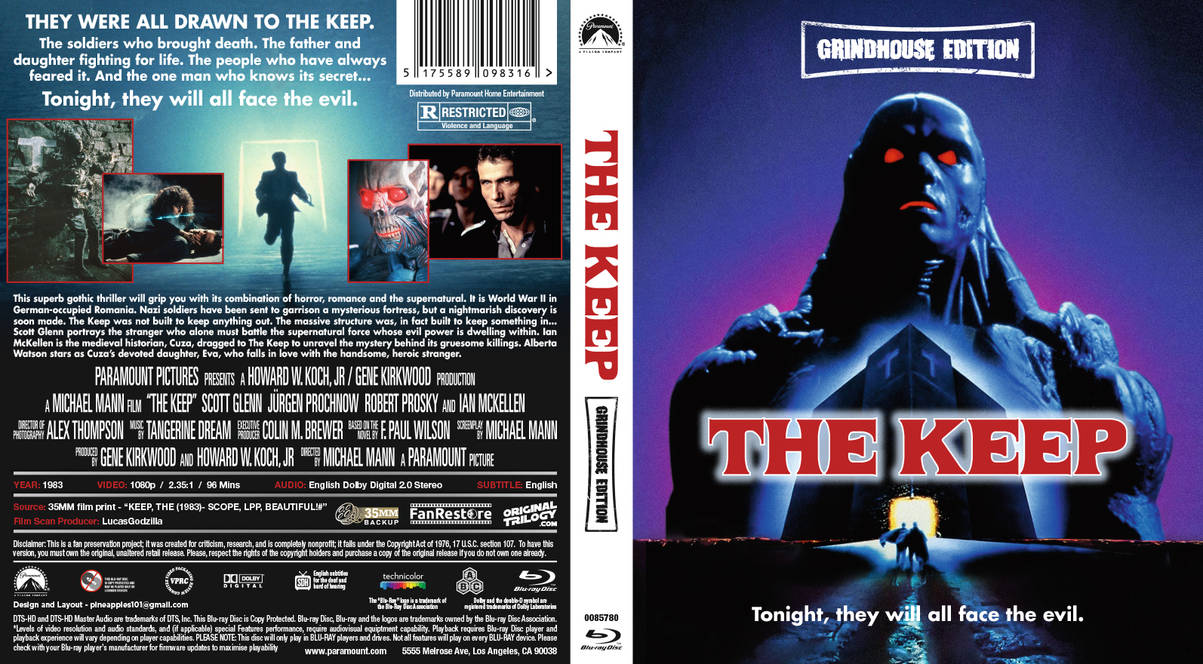 The Keep - Grindhouse Edition - Blu Ray Artwork by Pineapples101 on DeviantArt