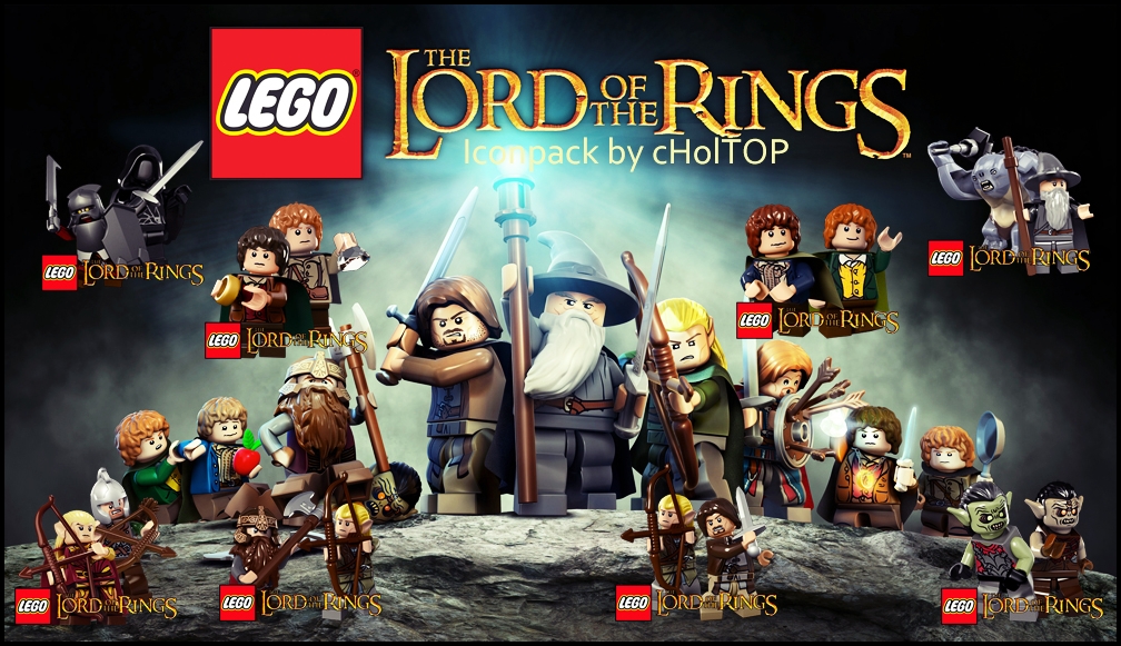 lego the lord of the ring icon pack by cHolTOP on DeviantArt