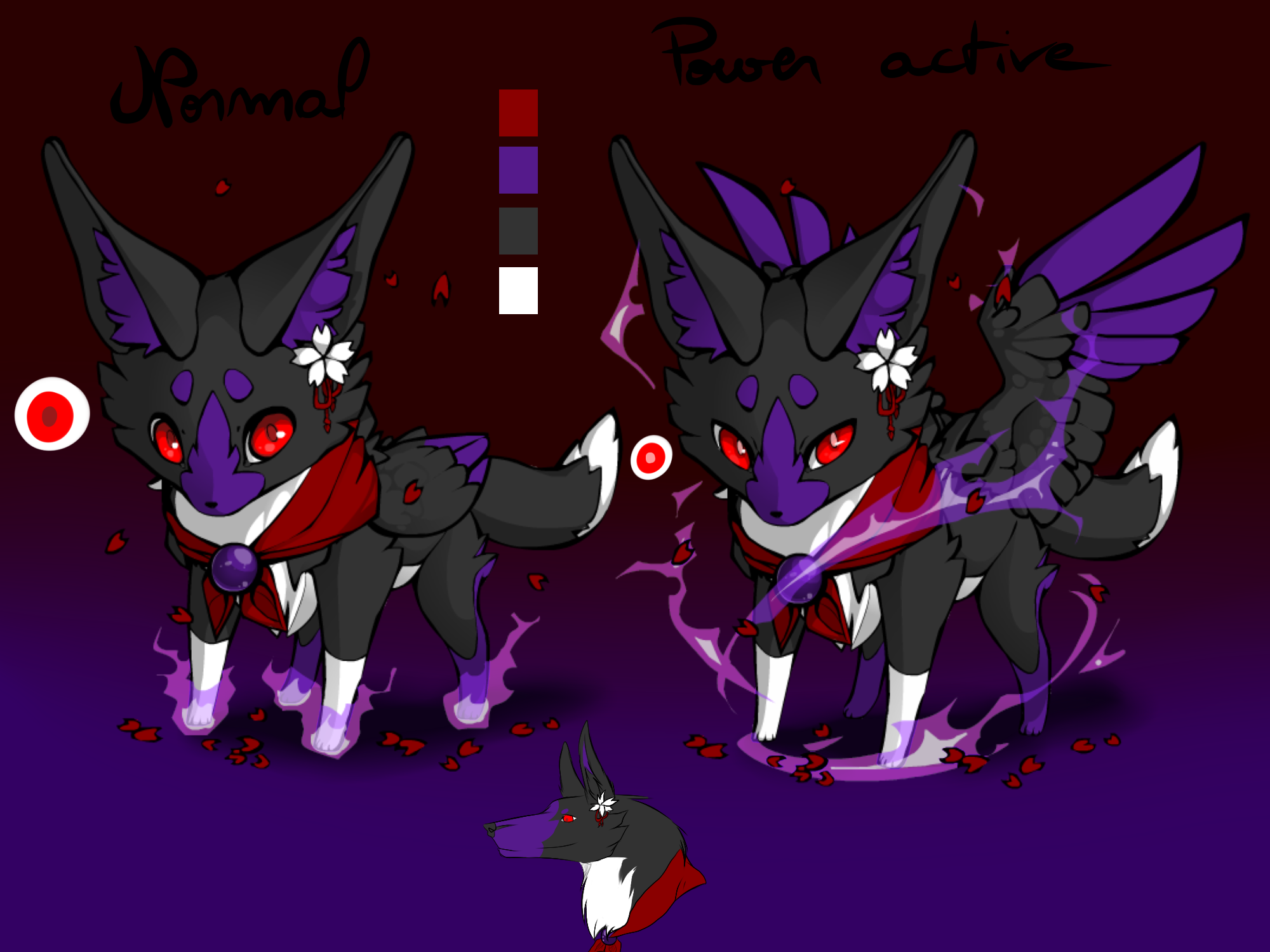 Black fox ref by Daichi-Shadows-Wolf on DeviantArt