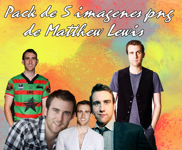 Pack png de Matthew Lewis by MechaMartin on DeviantArt