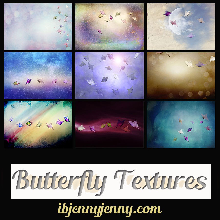 Free Set of Butterfly Textures by ibjennyjenny on DeviantArt
