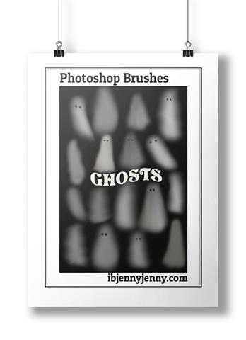 Free Ghosts Photoshop Brushes by ibjennyjenny on DeviantArt