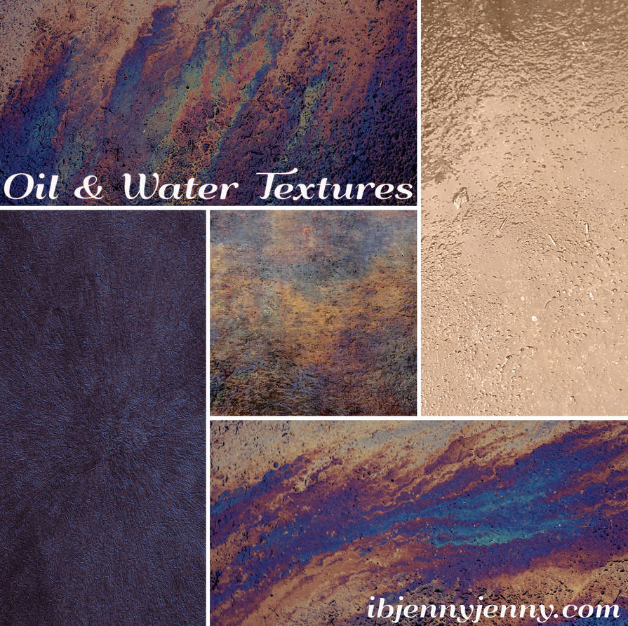 Oil and Water Textures by ibjennyjenny on DeviantArt