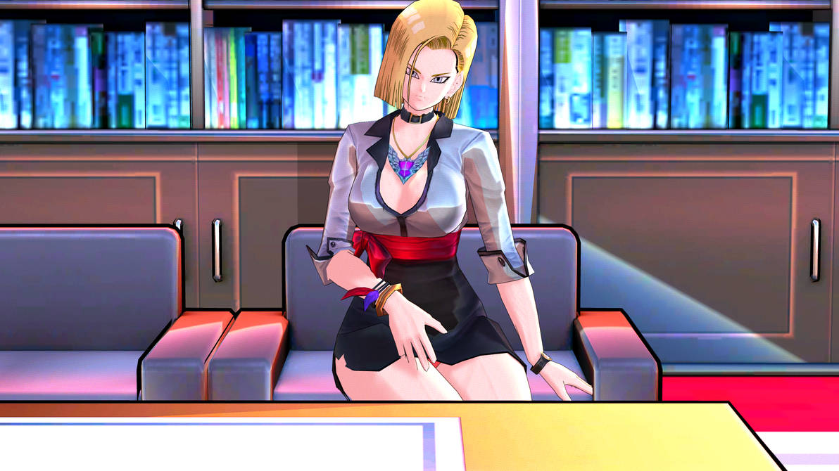 [dl]Android 18 Office Girl by unitylover3dmodel on DeviantArt