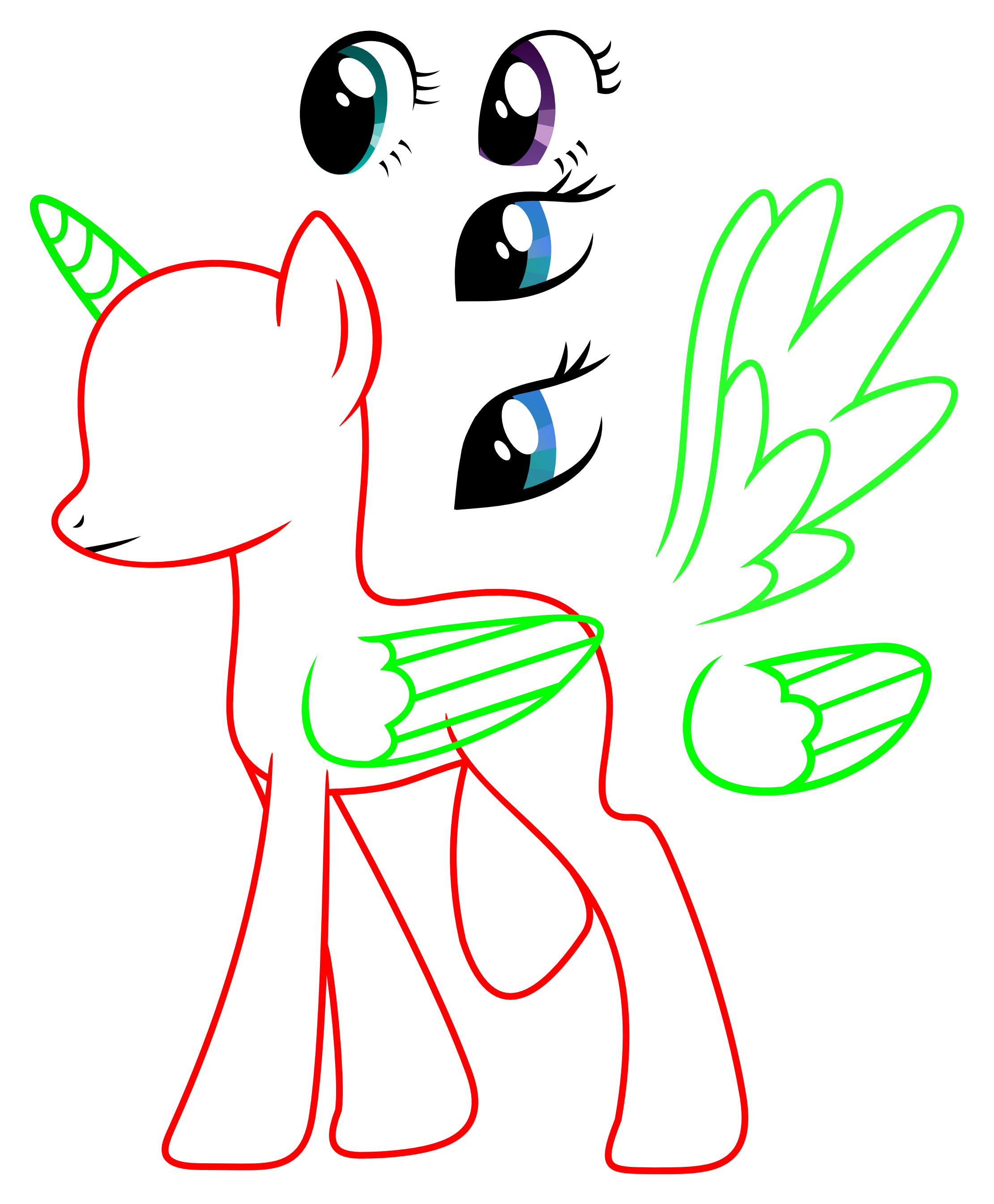MLP Walking Base (#2) by mylittle-obsession on DeviantArt