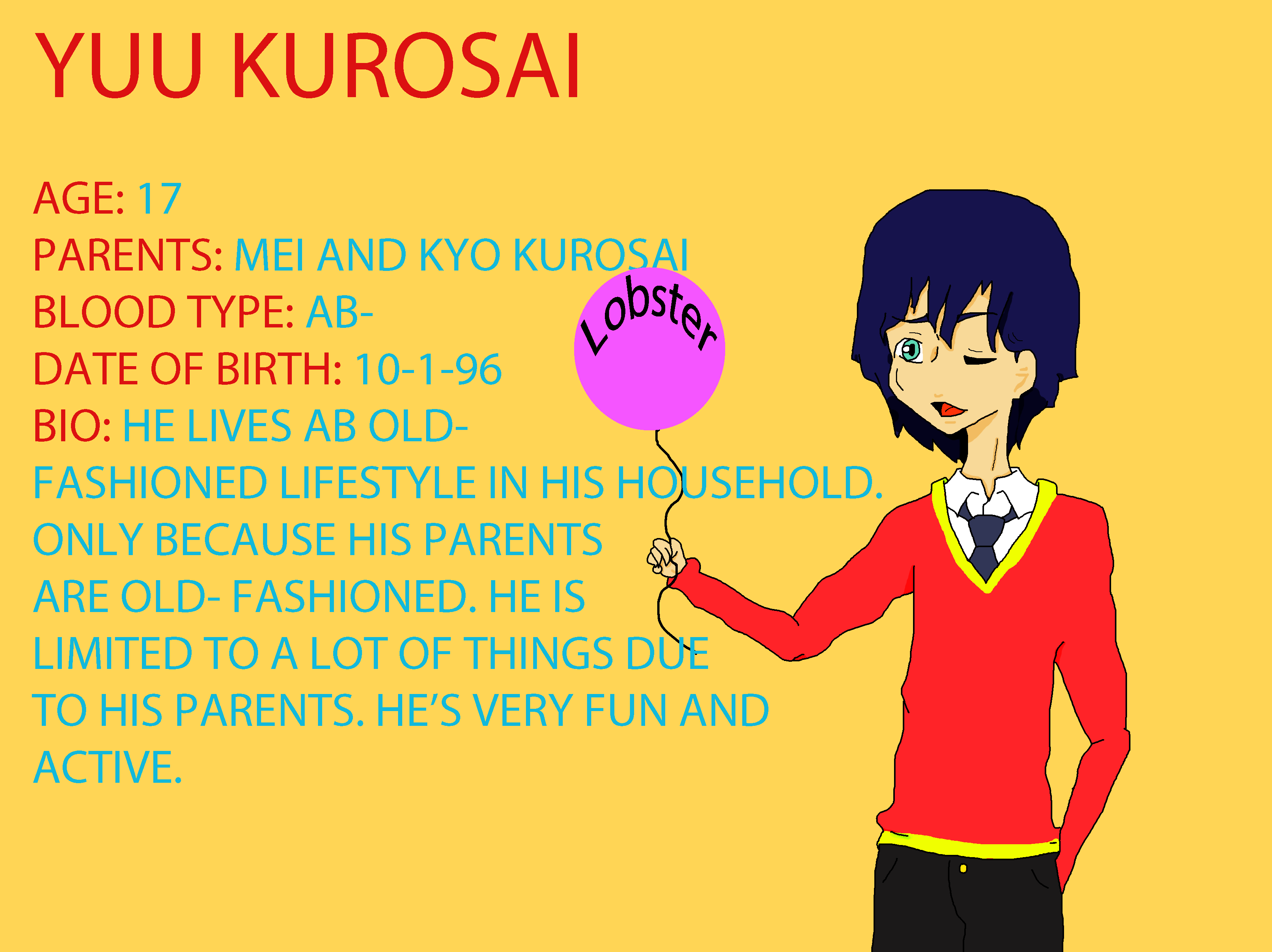 Yuu Kurosai by SuperPeaceBusters on DeviantArt