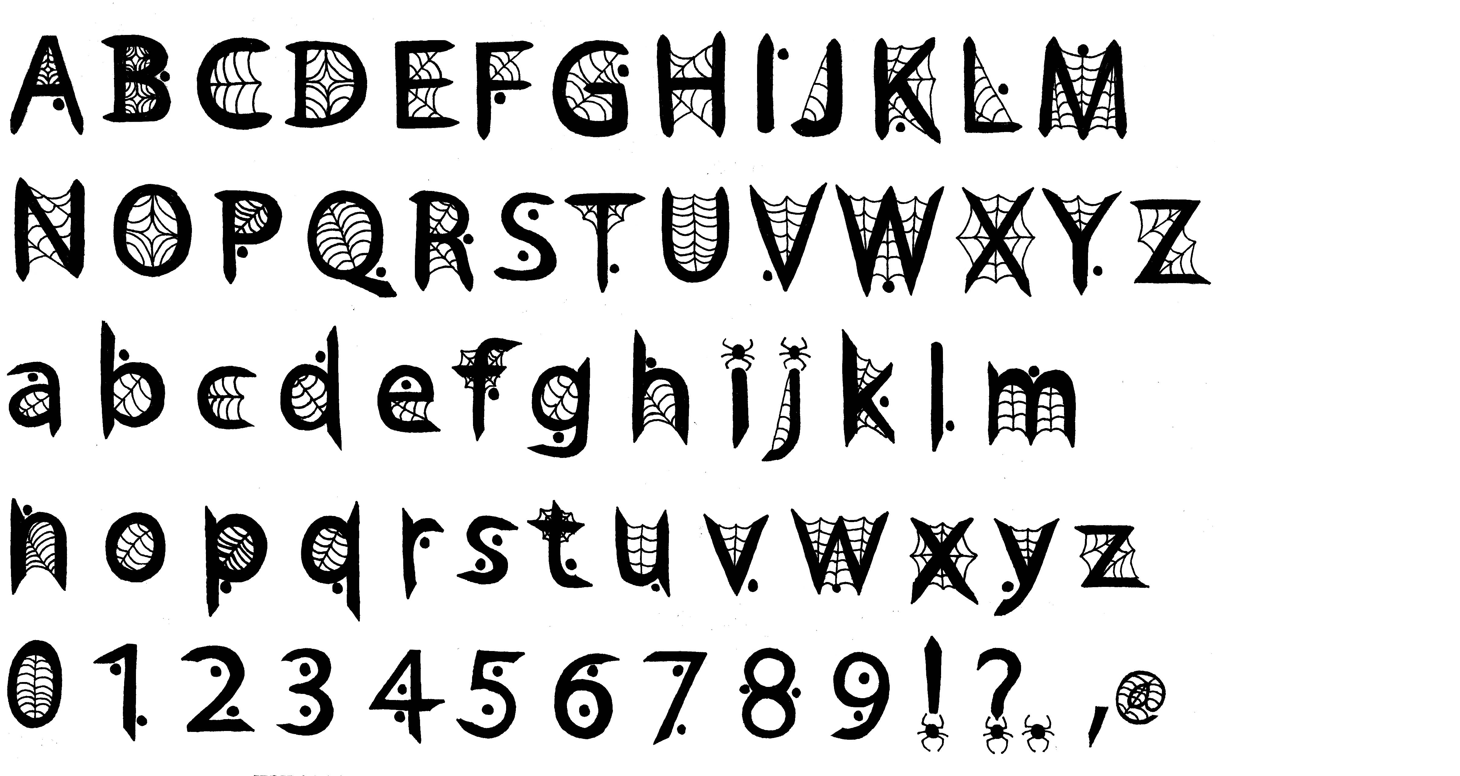 Spider Kisser font by pandorachan on DeviantArt