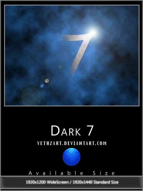 Dark 7 Wallpaper by yethzart on DeviantArt