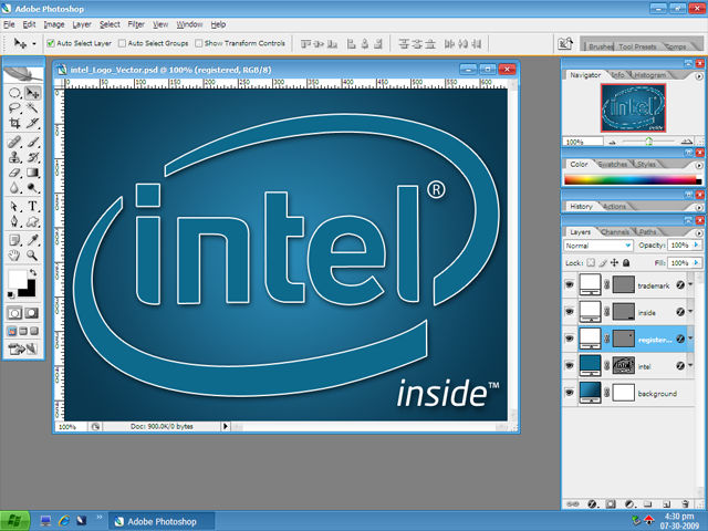 Intel Logo Vector PSD by yethzart on DeviantArt