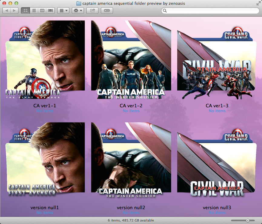 Captain America sequential movie folder by zenoasis on DeviantArt