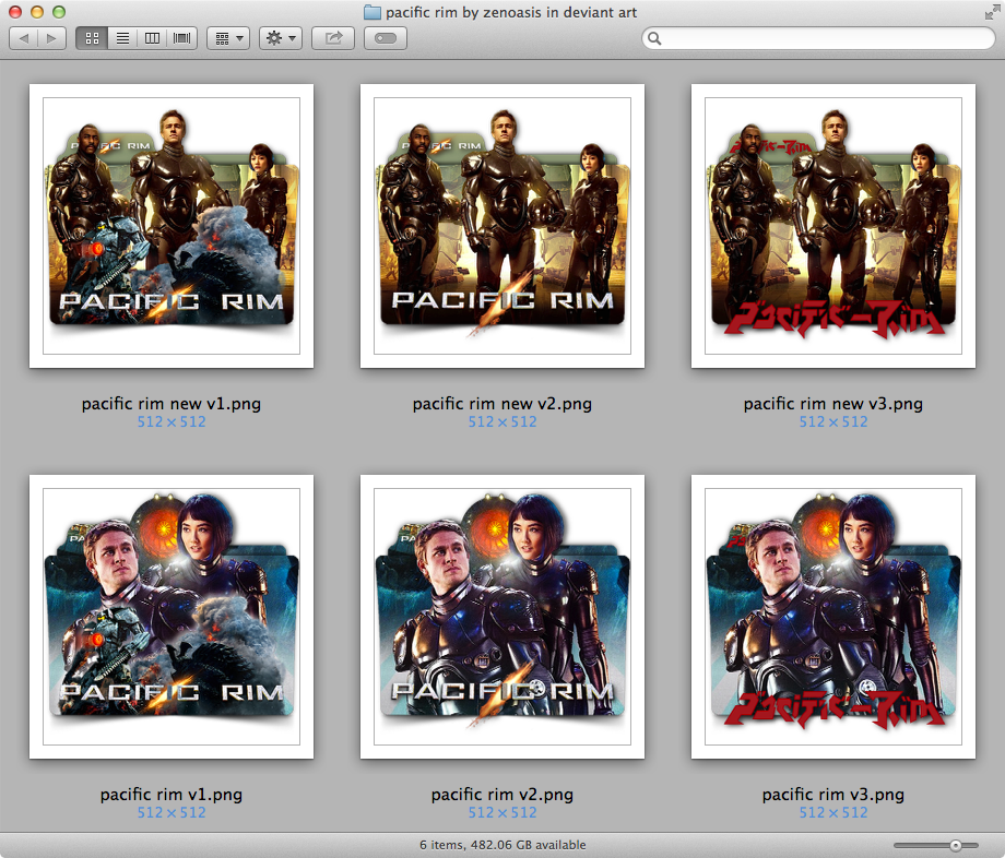 Pacific Rim movie folder icon by zenoasis on DeviantArt