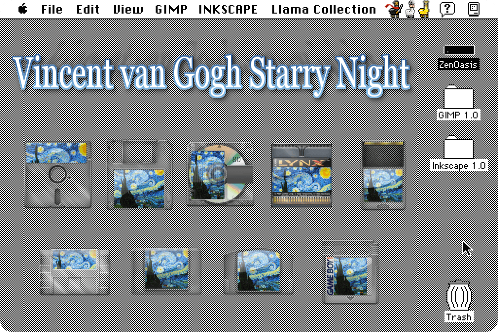 Vincent van Gogh Starry Night media icon pack by zenoasis on DeviantArt
