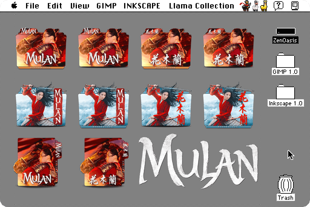 Disney Mulan Live Action movie folder icon pack by zenoasis on DeviantArt