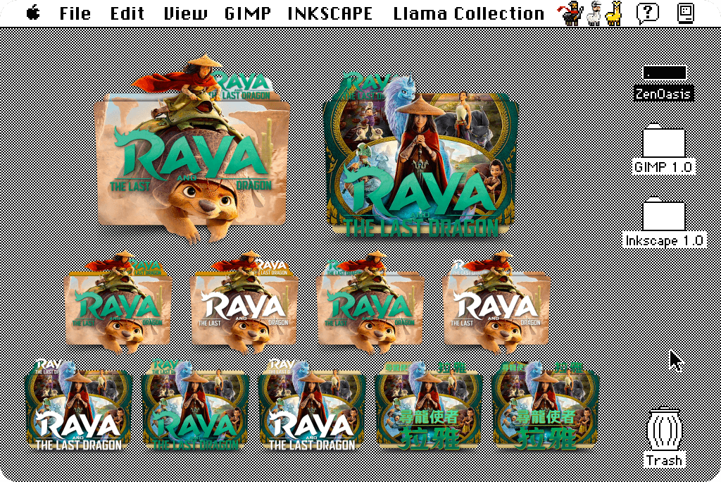 Raya The Last Dragon movie folder icon pack by zenoasis on DeviantArt