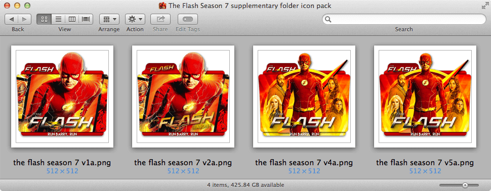 The Flash Season 7 supplementary folder icon pack by zenoasis on DeviantArt
