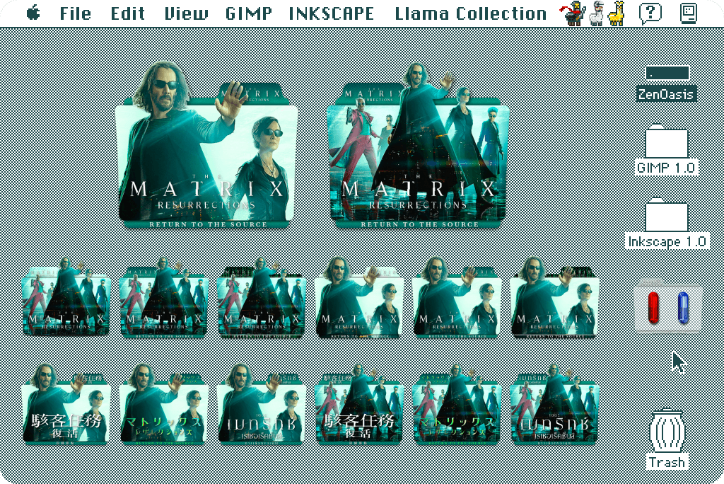 The Matrix Resurrections movie folder icon pack by zenoasis on DeviantArt