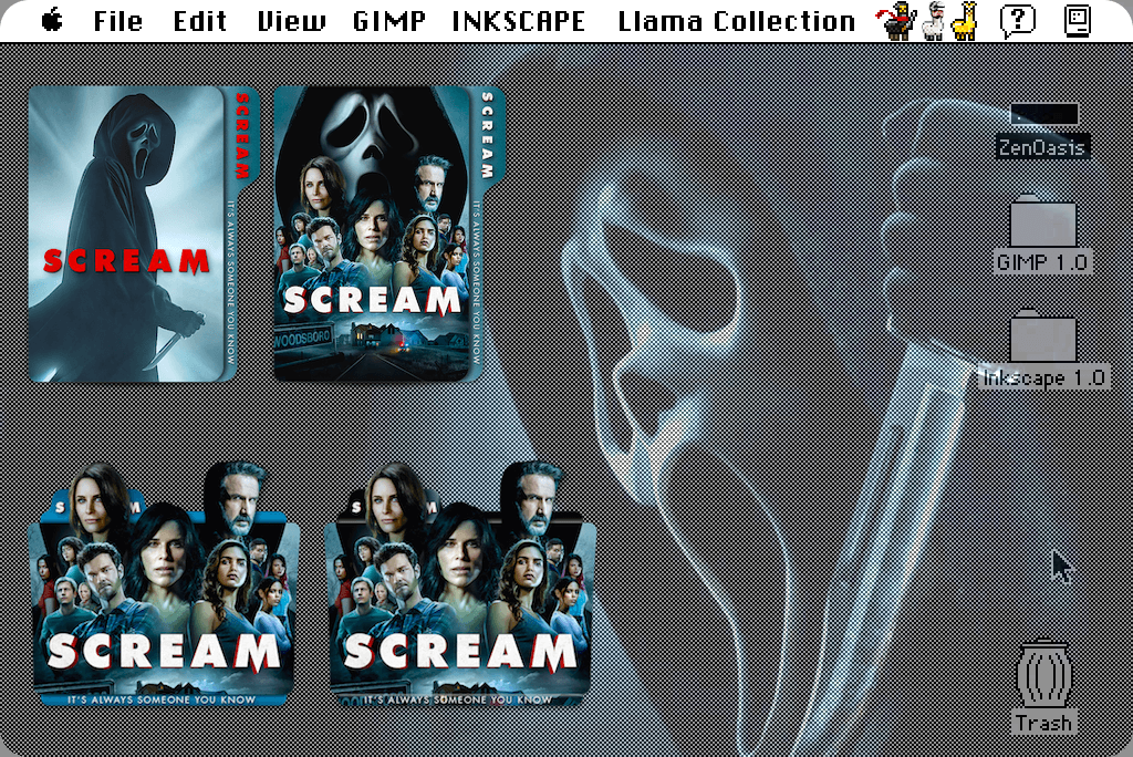 Scream 2022 movie folder icon pack by zenoasis on DeviantArt