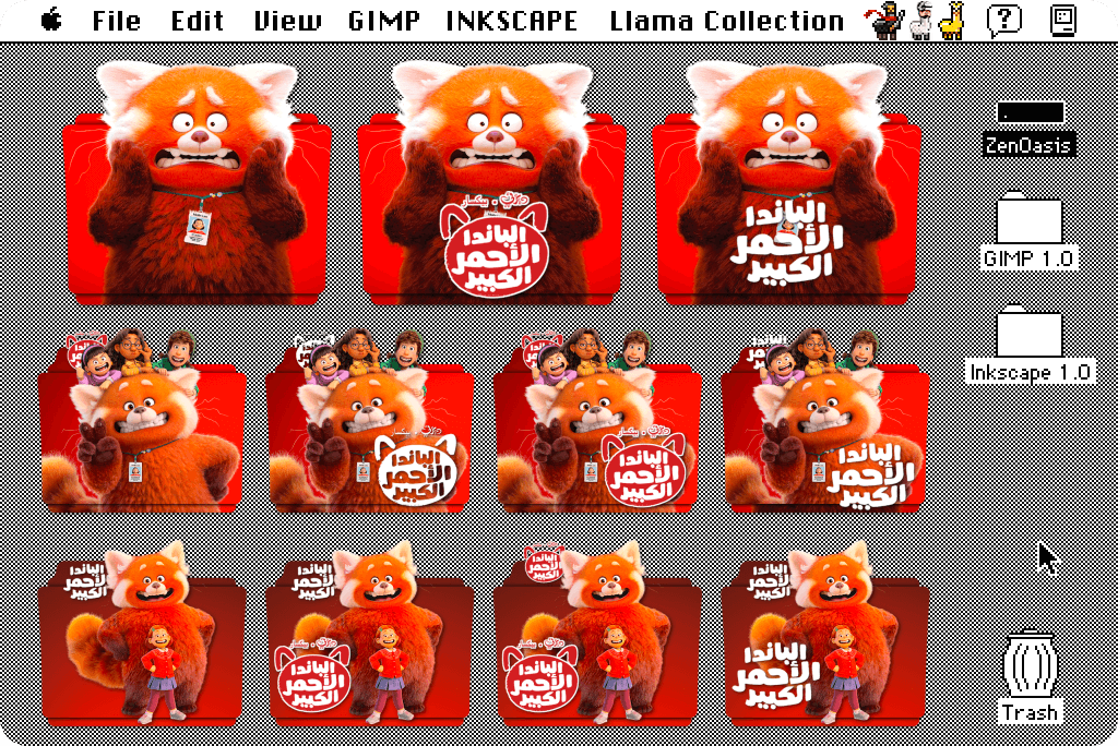 Turning Red Animation movie folder icon pack by zenoasis on DeviantArt