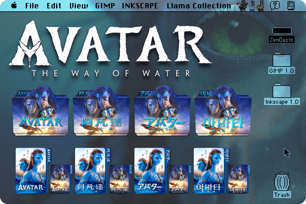 Avatar The Way of Water movie folder icon pack by zenoasis on DeviantArt
