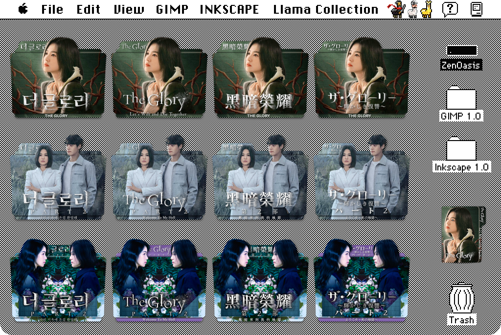 The Glory 1 and 2 Korean TV Drama folder icon pack by zenoasis on DeviantArt