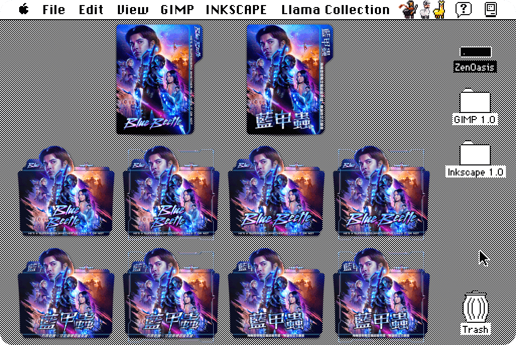 Blue Beetle movie folder icon pack by zenoasis on DeviantArt