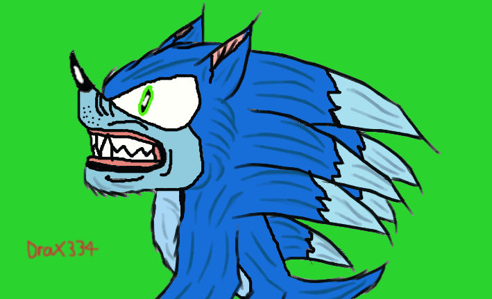 Sonic The Werehog by Drax334 on DeviantArt