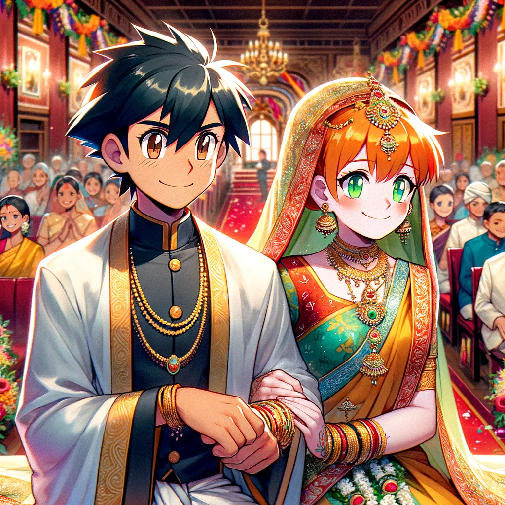 Ash and Misty's Indian Wedding by Maruku24 on DeviantArt