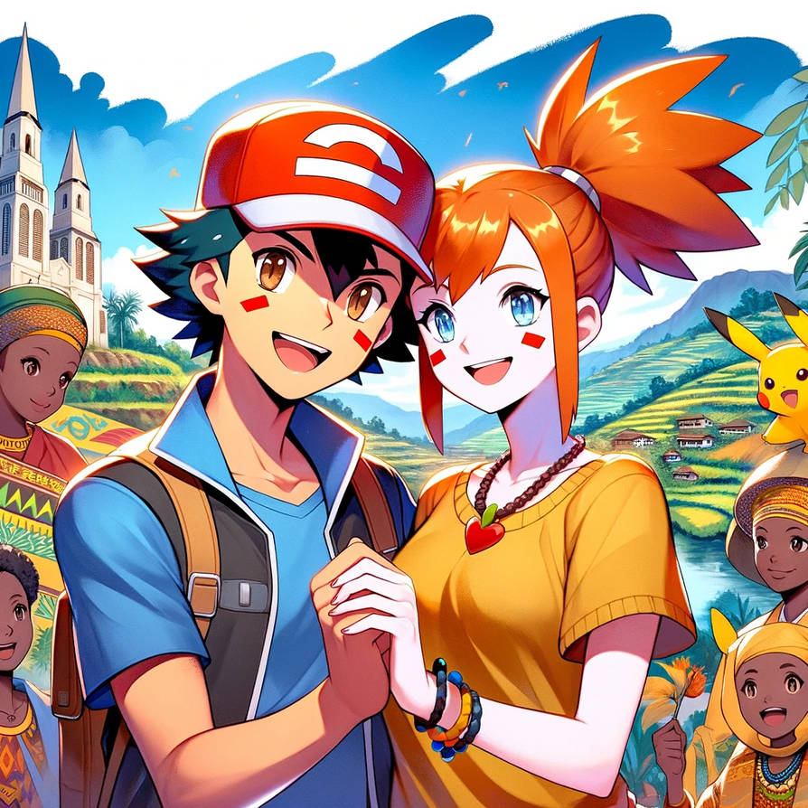 Ash and Misty Visit Rwanda by Maruku24 on DeviantArt