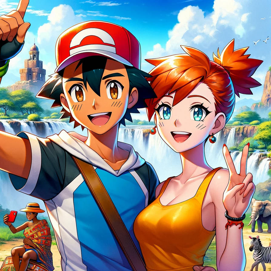 Ash and Misty Visit Zambia by Maruku24 on DeviantArt