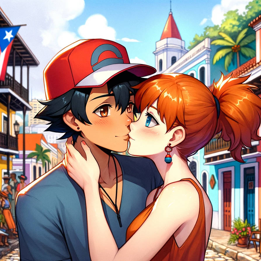 Ash and Misty Visit Puerto Rico by Maruku24 on DeviantArt