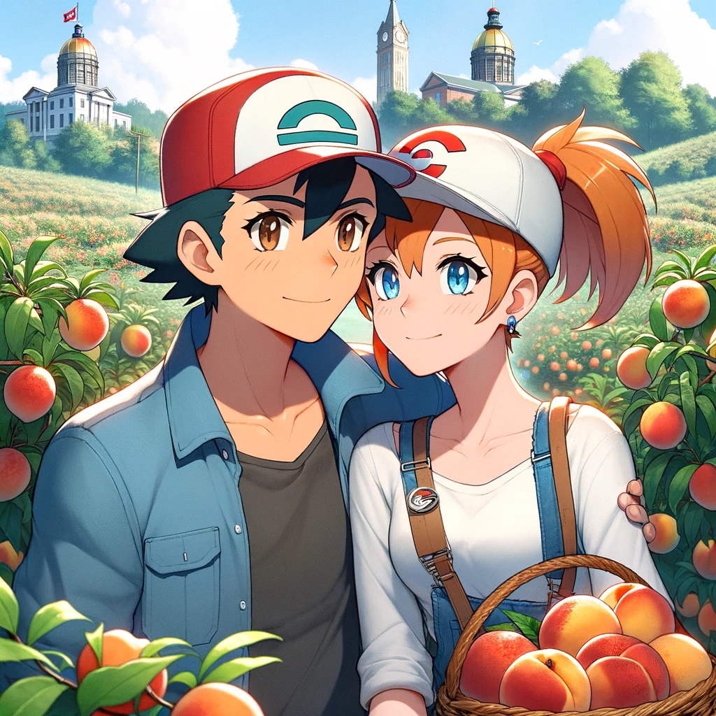 Ash and Misty Visit Georgia by Maruku24 on DeviantArt