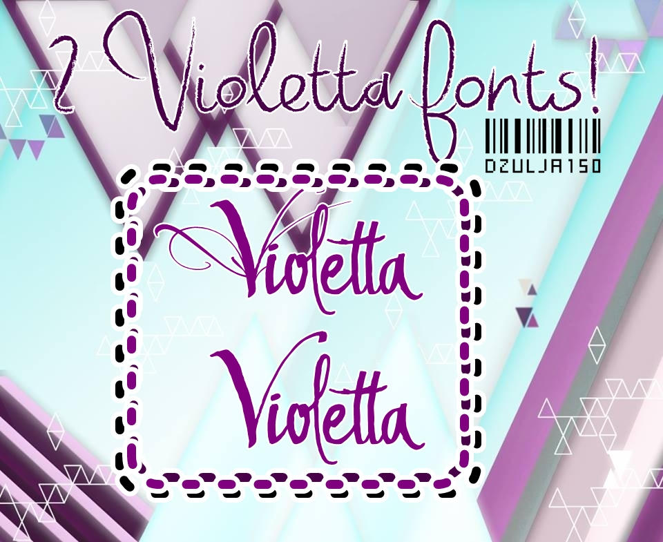 Fonts Violetta by dzulja150 on DeviantArt