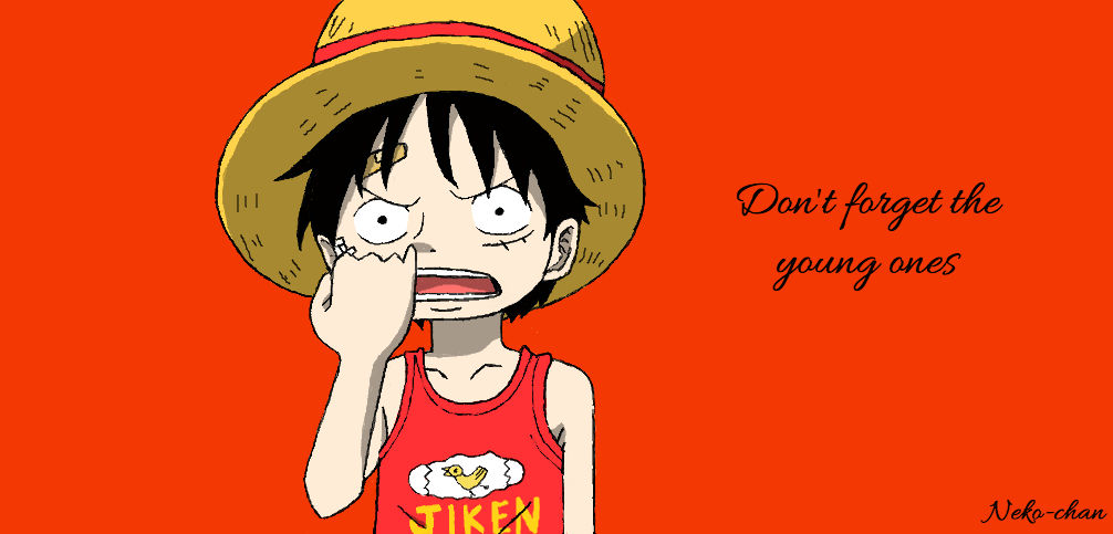 young Luffy by TJHachi on DeviantArt